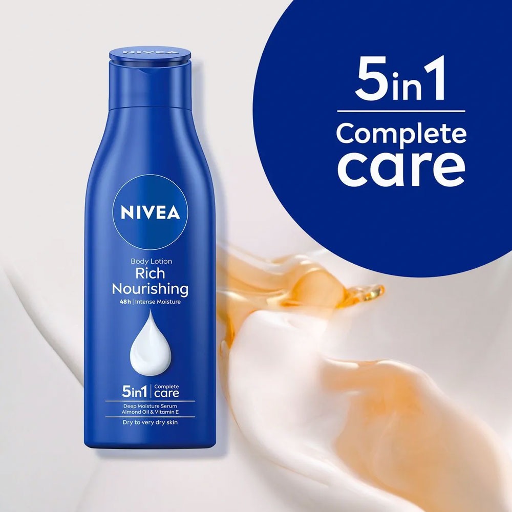 NIVEA Nourishing Body Lotion, Almond Oil, Extra Dry Skin,100ml – AKIAMORE