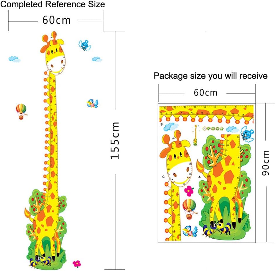 AY7064 GROW UP INCH N CM WALLSTICKER/WALL STIKER 50X70 WALLSTIKER ...