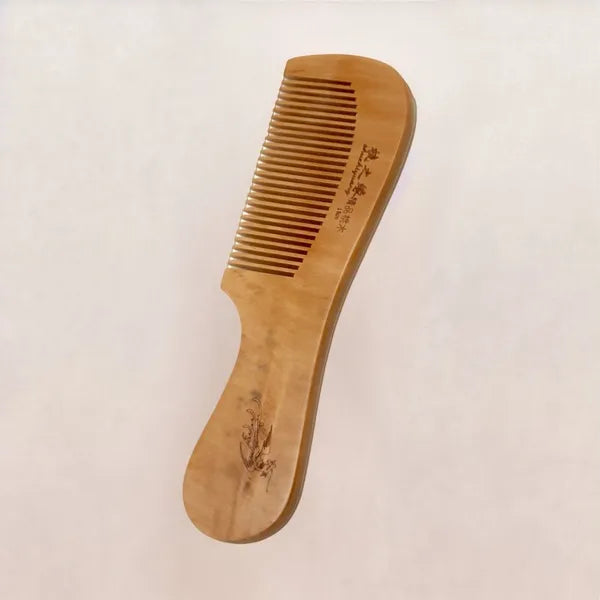 Royal Trikeel Wooden Hair Brush/Comb/Chiruni with Handle – AKIAMORE