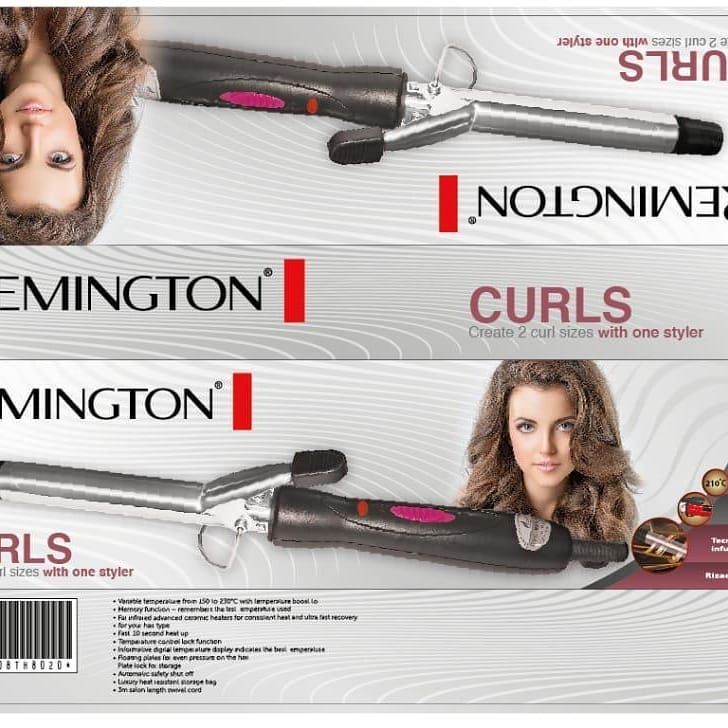 Remington Curls Create 2 Curl Sizes With One Styler Model FR - 7100 fr ...