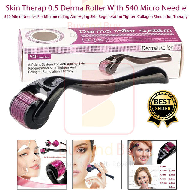 DERMA SKIN ROLLER SYSTEM 0.5MM dsrbkz9b-2 – AKIAMORE