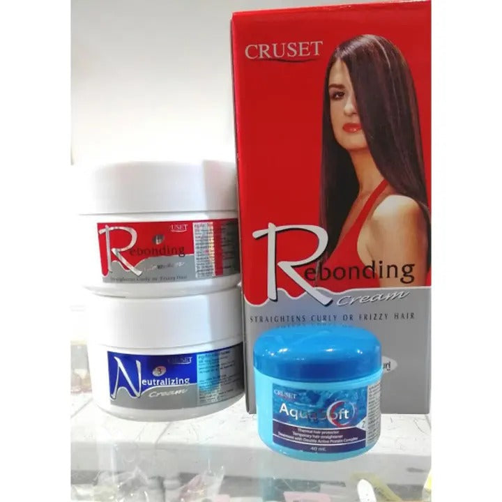 Cruset Rebonding Hair Straigthens Curly & Frizz Hair Cream – AKIAMORE
